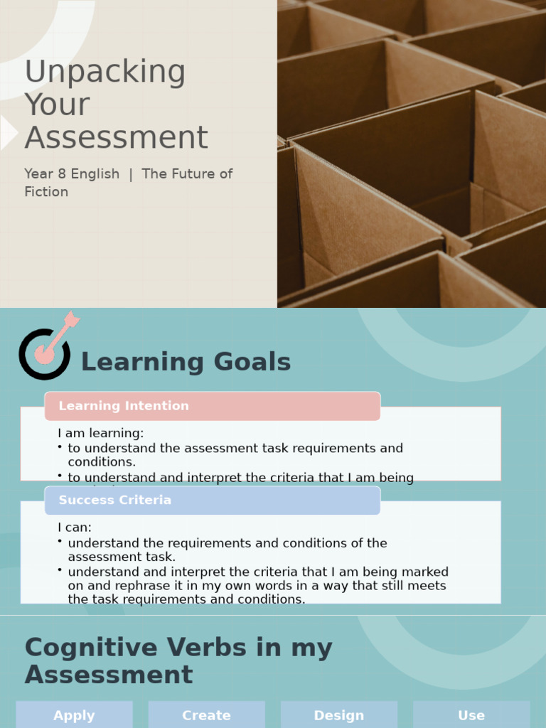 Unpacking Assessment Task | PDF | Writing | Human Communication