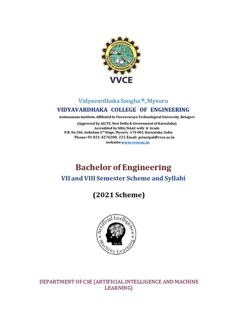 2021 Scheme 7th and 8th Scheme and Syllabus-1 | PDF | Apache Hadoop | Apache Spark