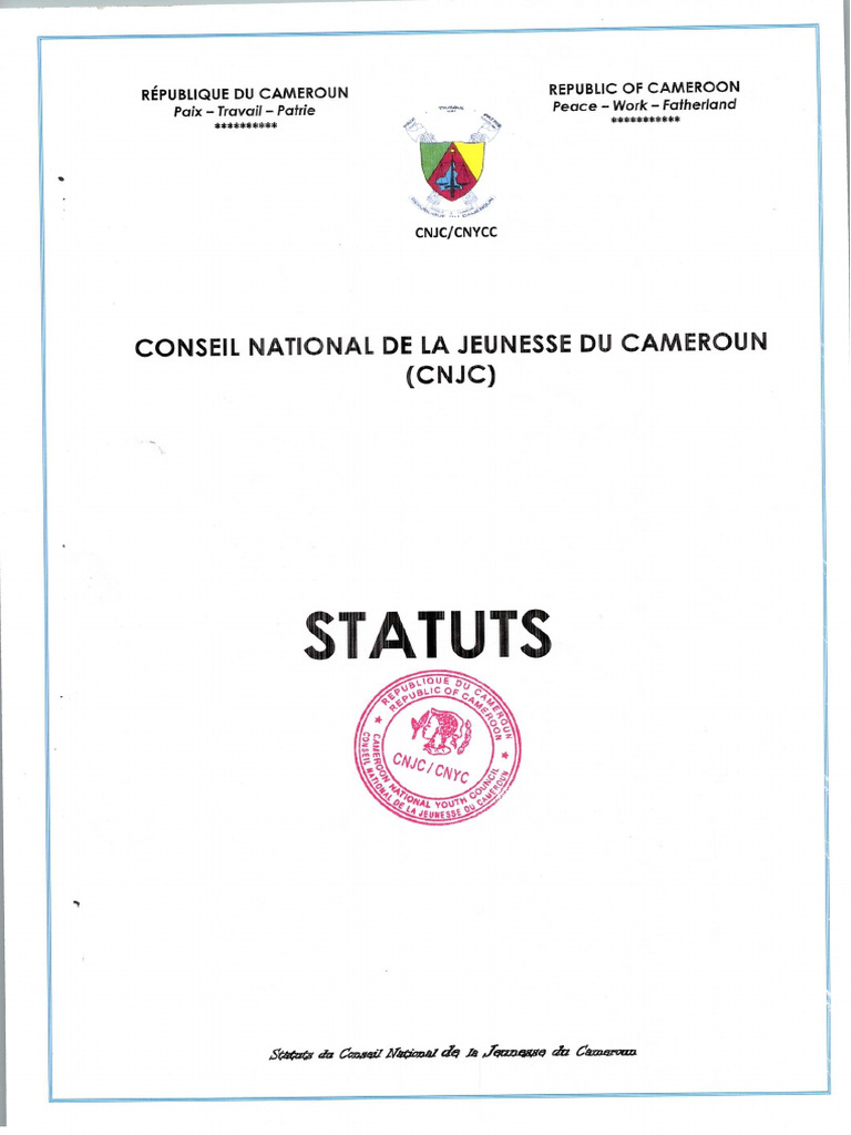 Statuts CNJC | PDF