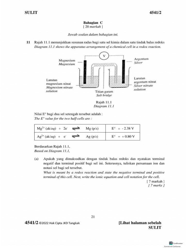 Bab 1 t5 Trial Kimia 2022 | PDF
