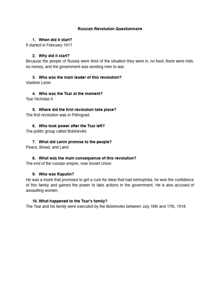 Russian Revolution | PDF