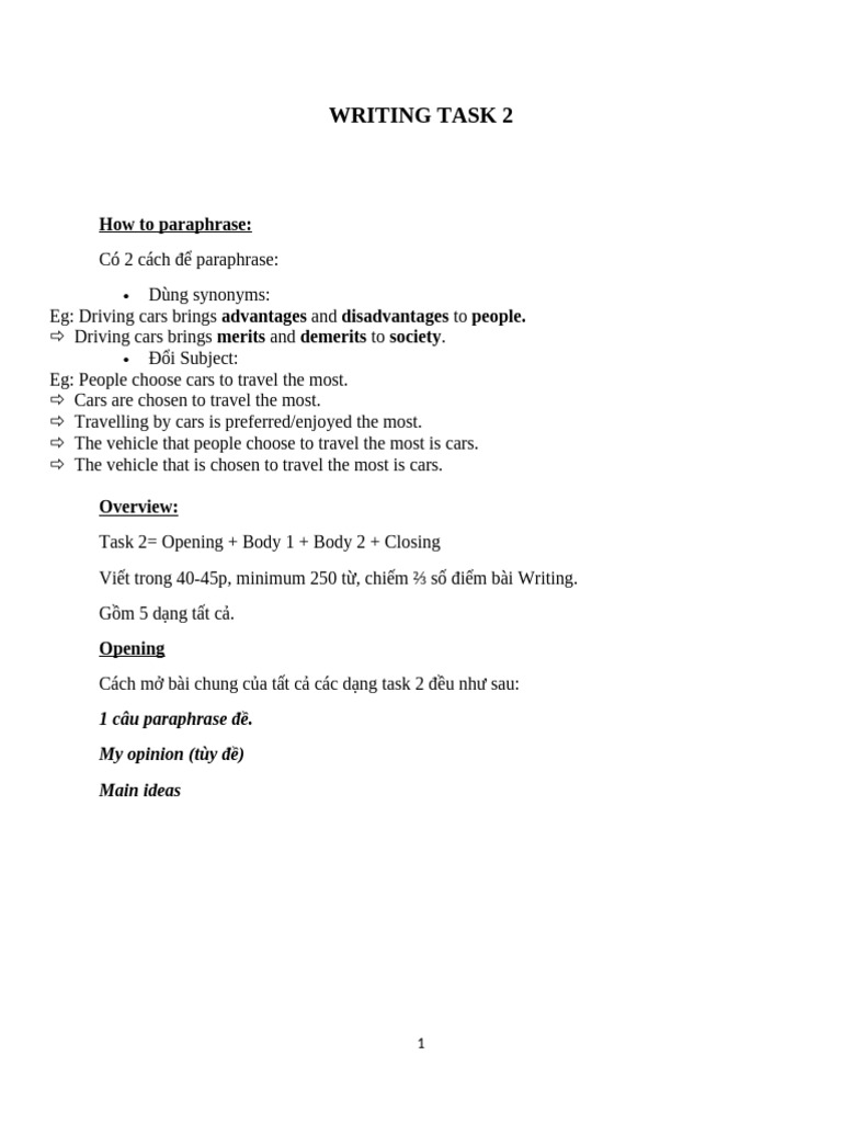 WRITING TASK 2 Updated | PDF