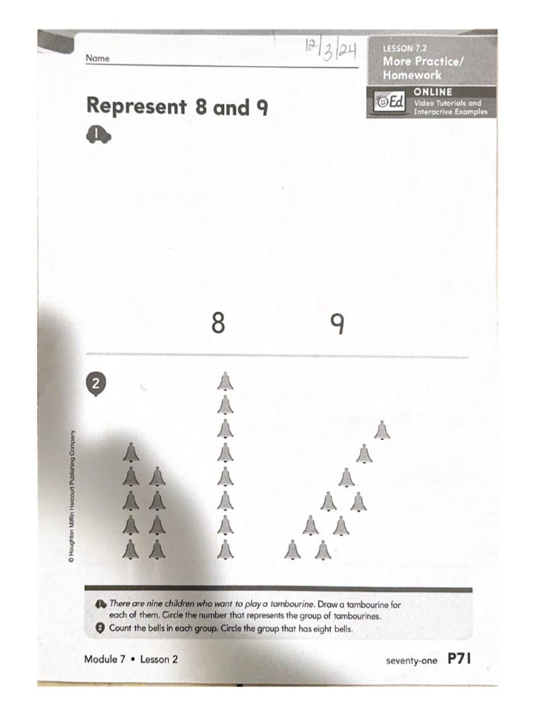 Represent 8 and 9 | PDF