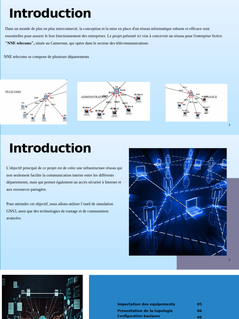 Rapport Projet Reseaux Ip2 | PDF | Adresse IP | Enveloppe de protection