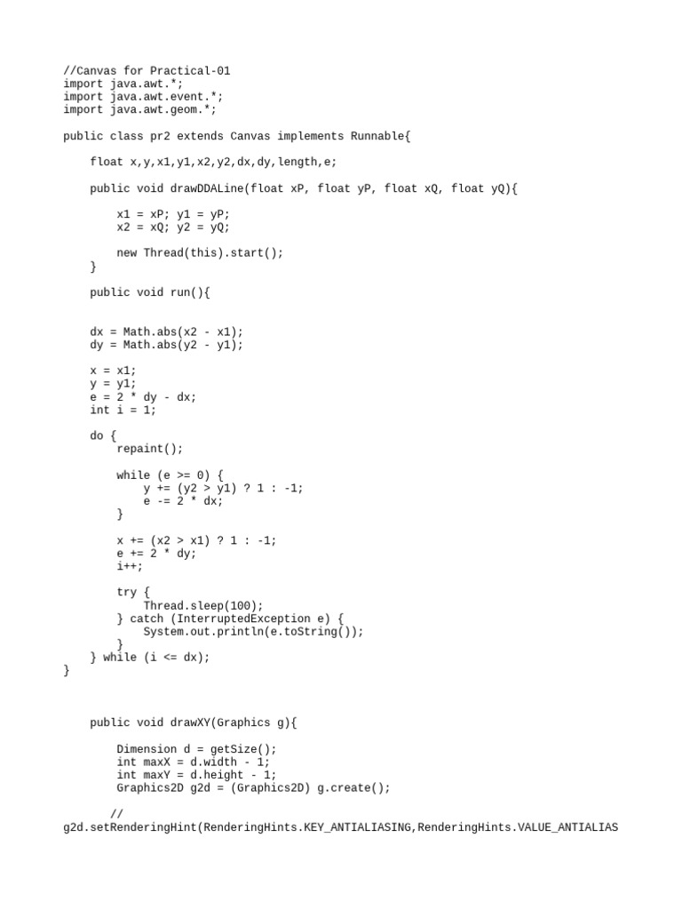 Canvas For Practical-03 | PDF