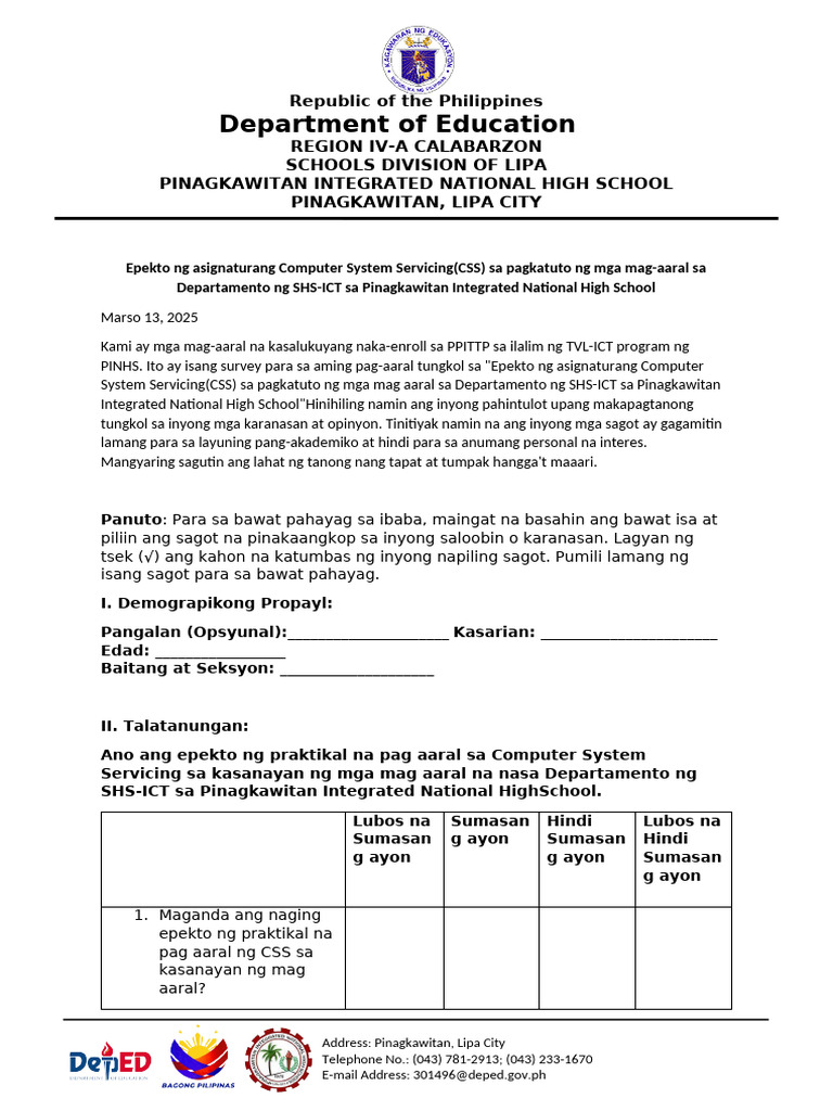 Interview-questionnaire Group 2 Ict Lovelave | PDF