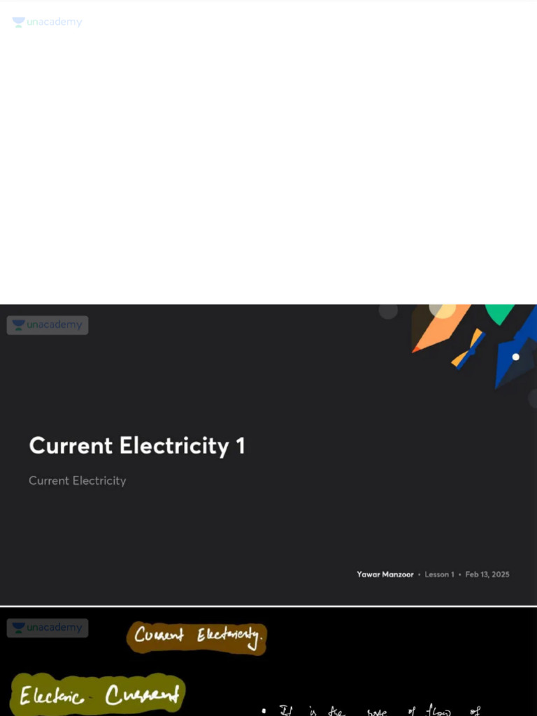 Current Electricity 1 | PDF