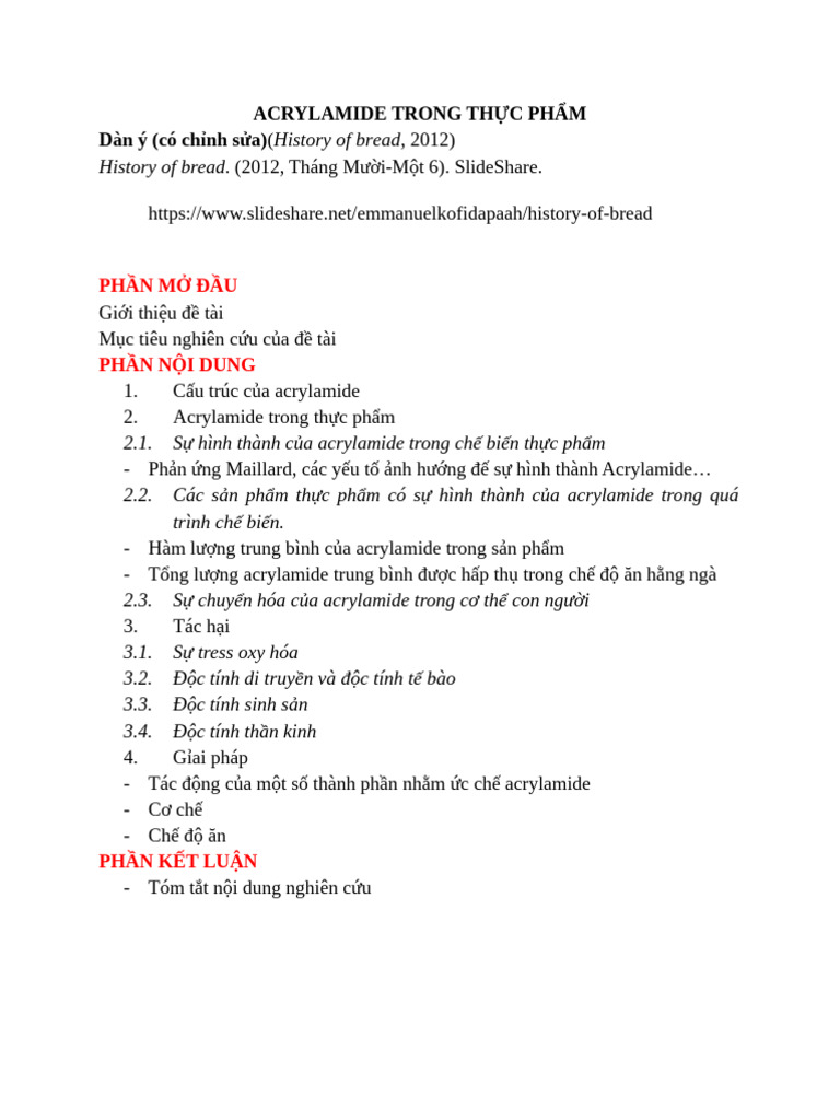 BTL Dinh Dư NG Nhóm 12 - Dàn Ý | PDF