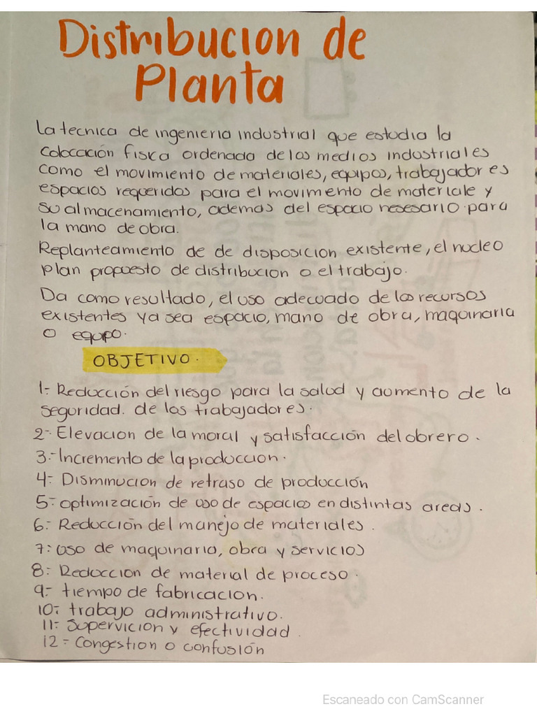 distribución de plantas | PDF