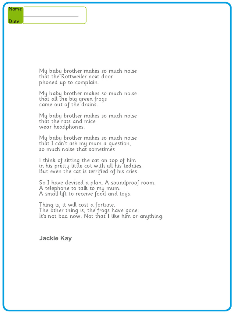 My Family (Grade 3 - New Baby) Level 1,2,3 | PDF