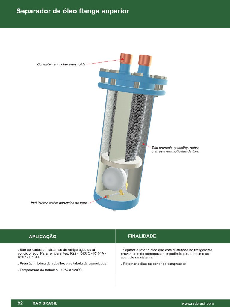 Separador Óleo Superior - Rac Brasil | PDF