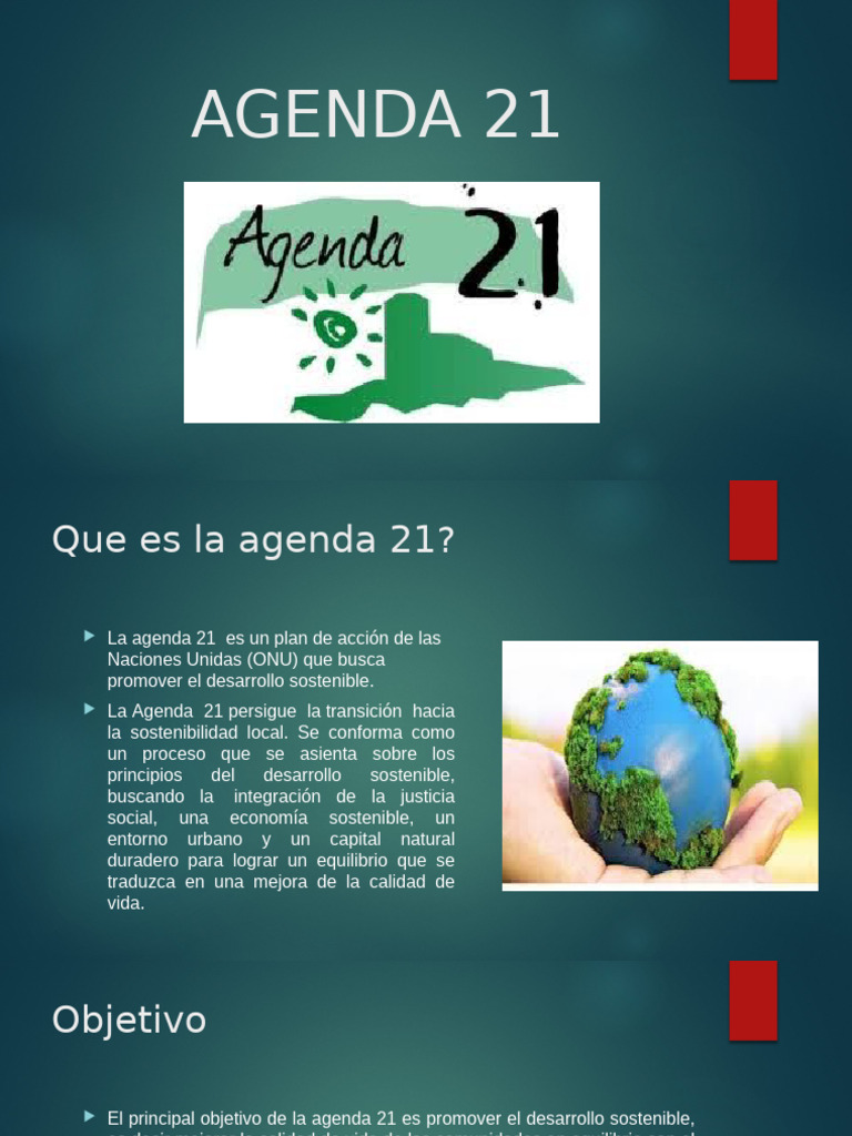 Agenda 21 | PDF | Sustentabilidad | Desarrollo sostenible