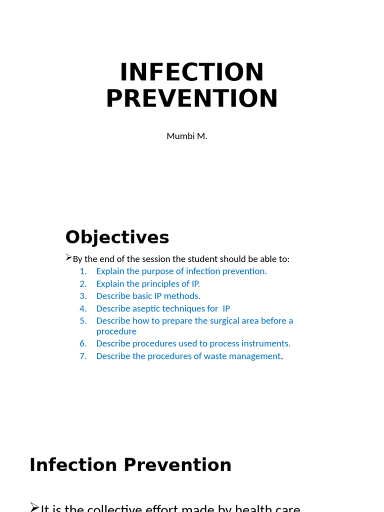 Infection Prevention | PDF | Infection | Hand Washing