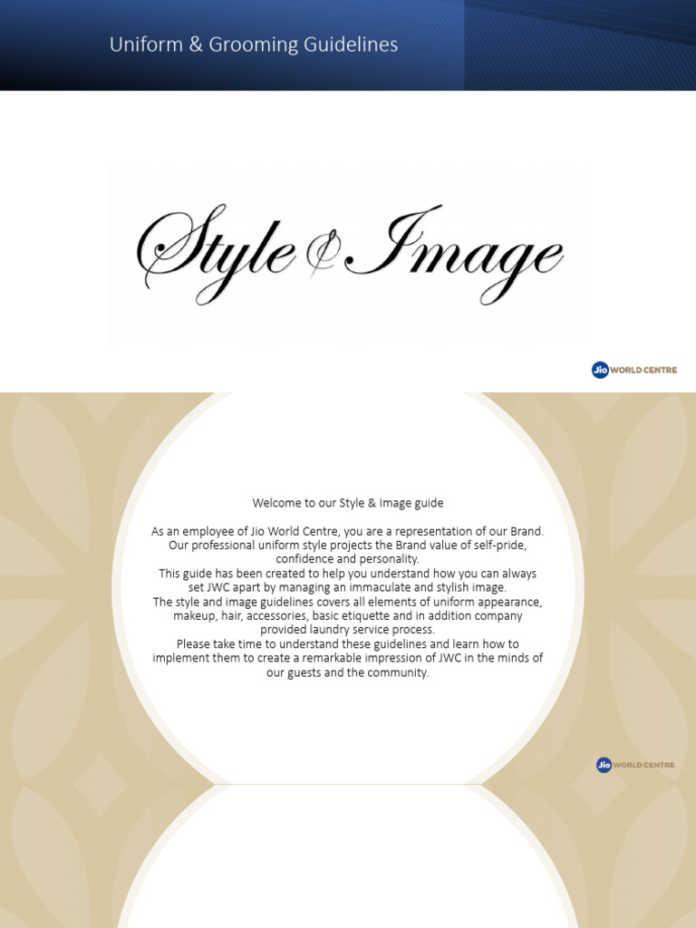 Deck 1 - Uniform & Grooming Guidelines | PDF | Beard | Hairstyle