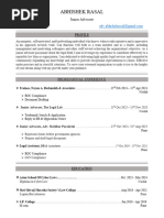 Placement CV Sample - GLC, Mumbai | PDF | Dispute Resolution