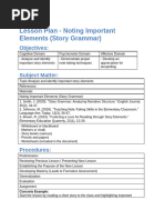 Lesson Plan (Unlocking of Difficulties) | PDF