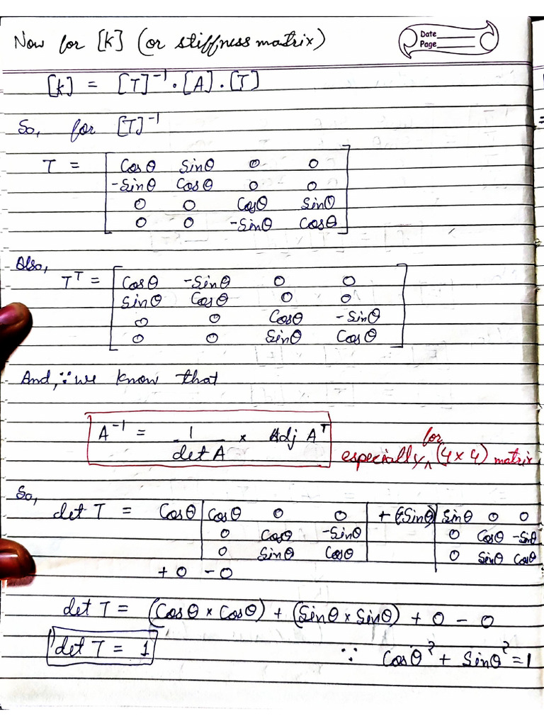 The Calculation or Derivation of Stiffness Matrix For Barr Truss ...