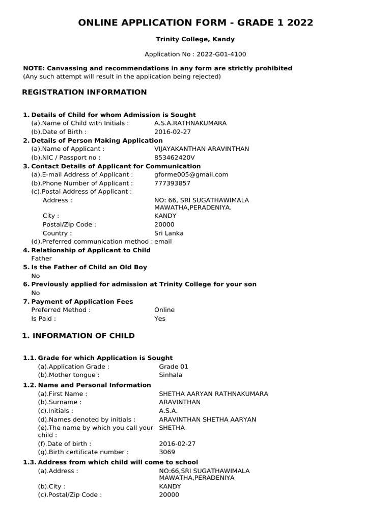 Application No 2022 G01 4100 4 | PDF | Academic Degree | Employment