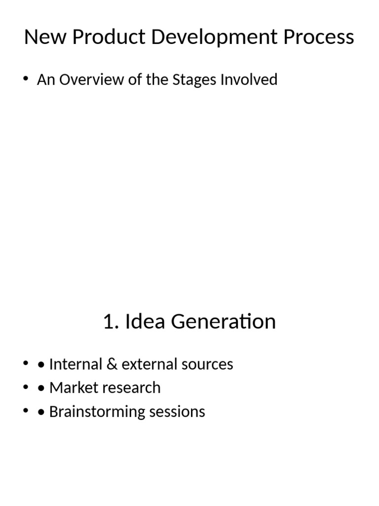 New Product Development Process | PDF