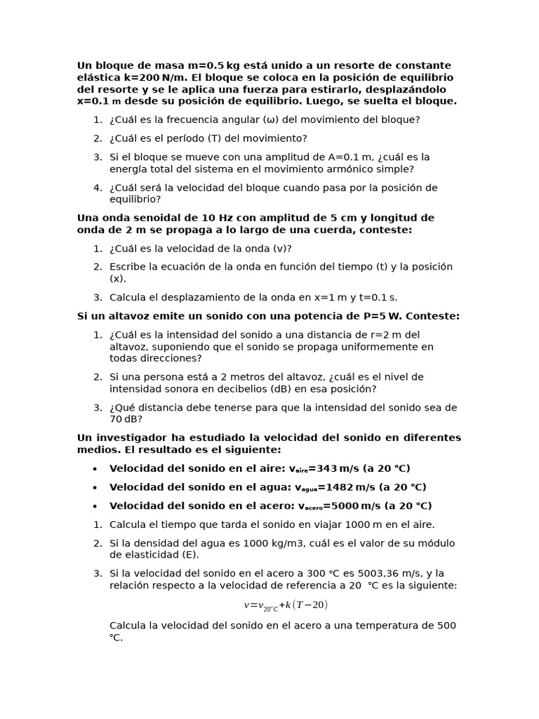 Taller - Parcial I - F2 | PDF