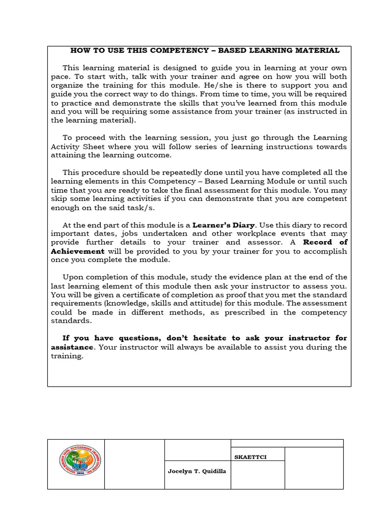 SK NEW UC4 CORE CBLM (Concoctions and Extracts) | PDF