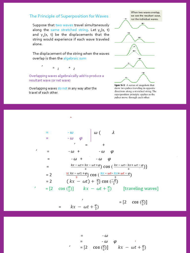 Lecture 6 phy2 fall final pdf | PDF | Waves | Wavelength