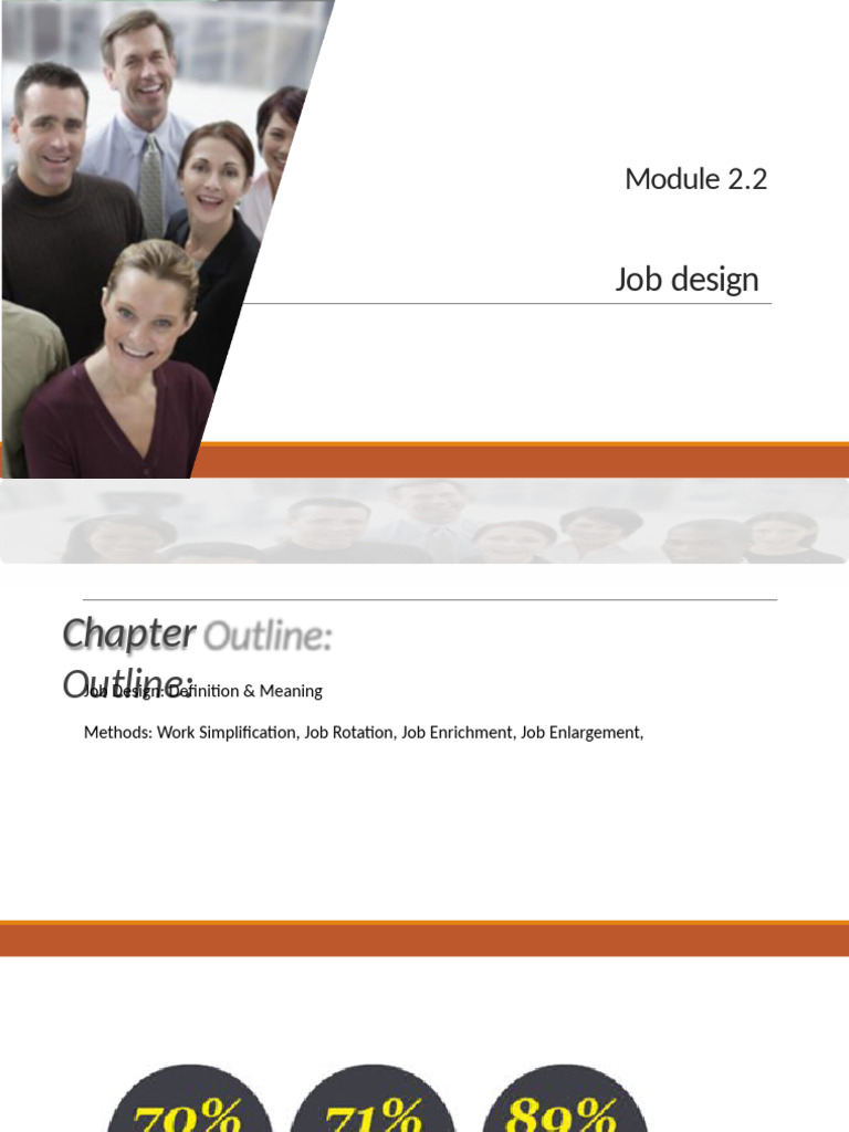 Module 2. 2 Job Design | PDF | Employment | Job Satisfaction