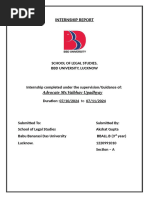 Legal Internship Certificate Format | PDF