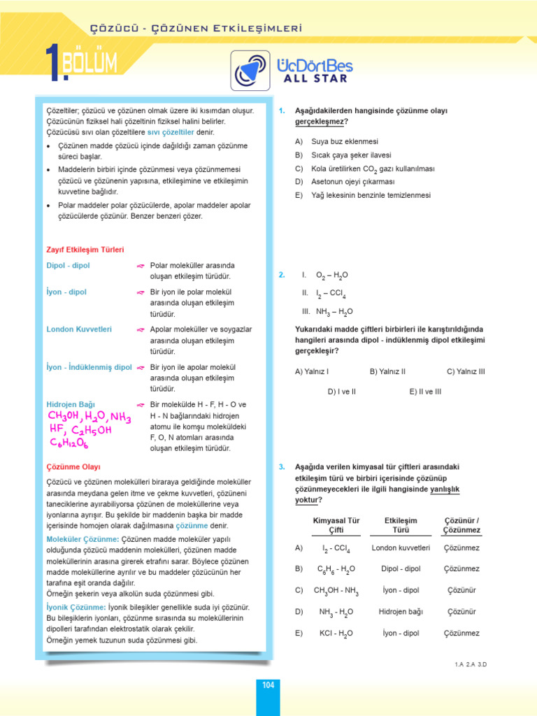 11.sinif-kimya-2.donem-1.yazili-genel-tekrar-konu-anlatimi | PDF