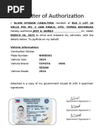 Attestation Form Indrive | PDF