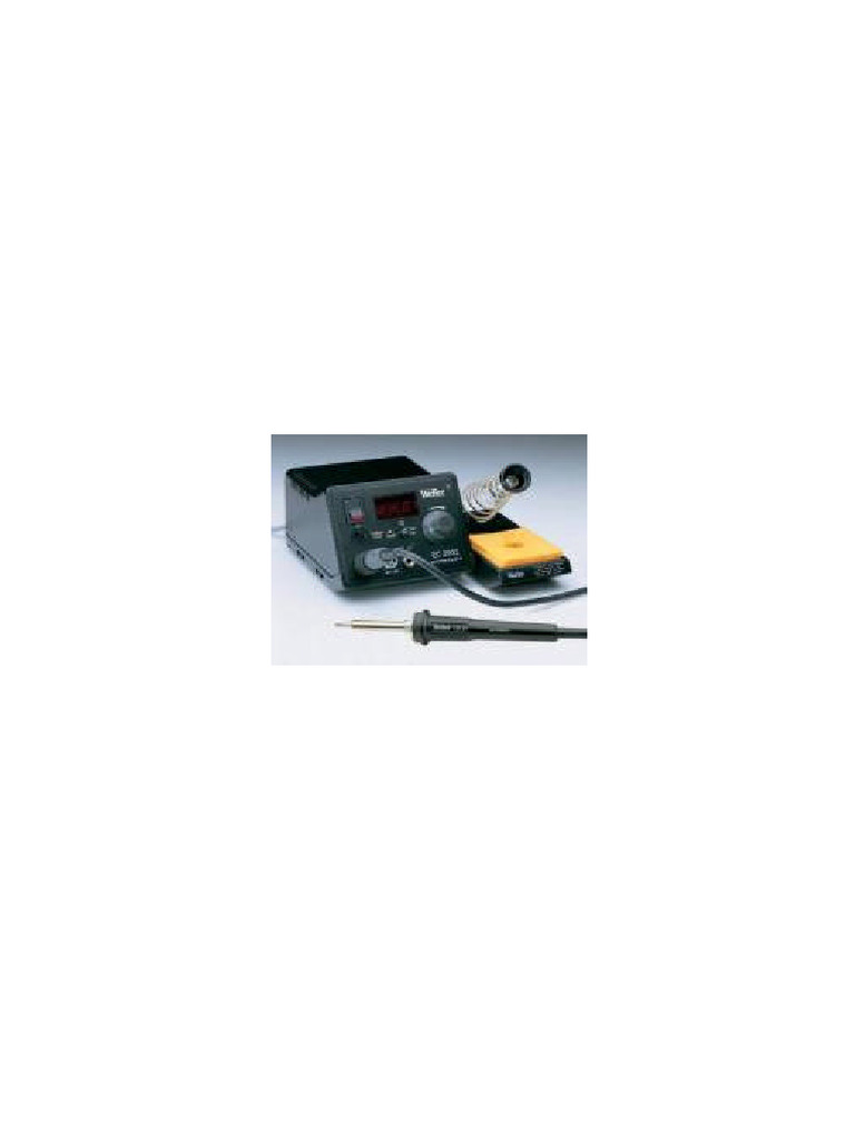 Weller EC-2002 Soldering Station Info | PDF | Technology & Engineering