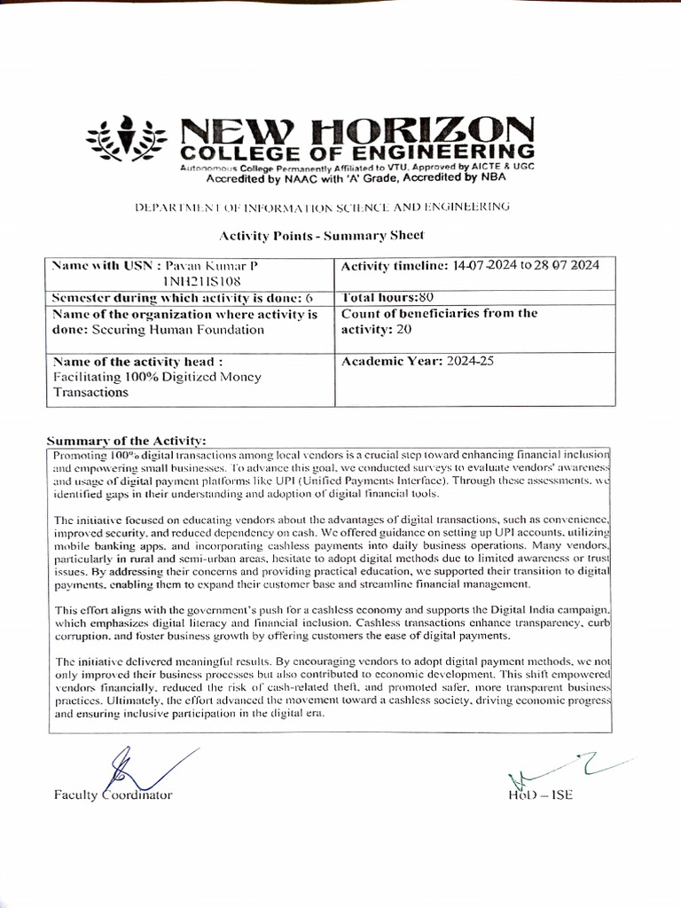 Is108 Activity - 2 Facilitating 100% Digital Money Trans | PDF ...