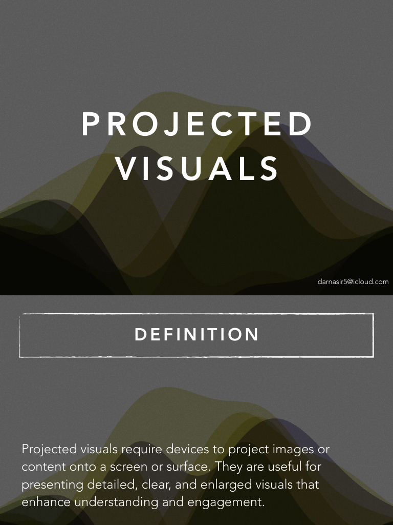 3 - Still Visuals (Projected Visuals) | PDF