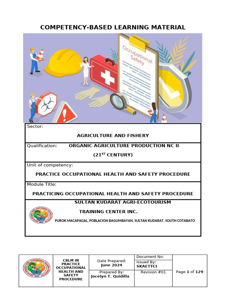 SK NEW BASIC UC7 - Practing Occupational Health and Safety Procedures ...