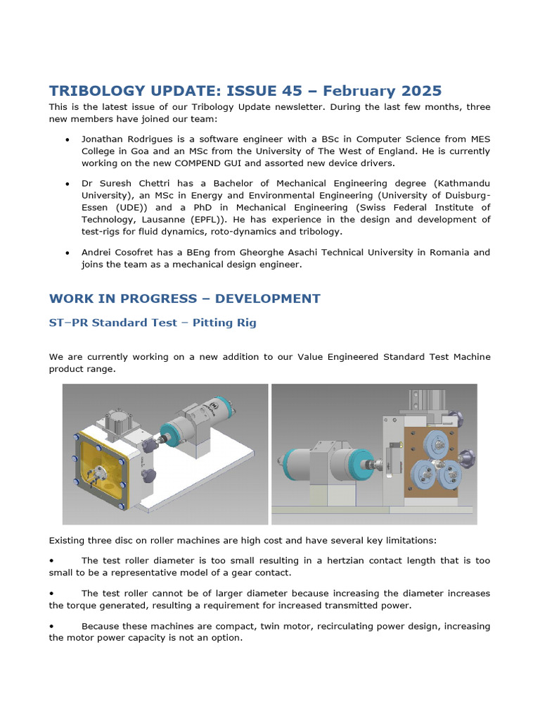 TE77 Reciprocating Tribology Tests Update | PDF | Electric Motor | Voltage