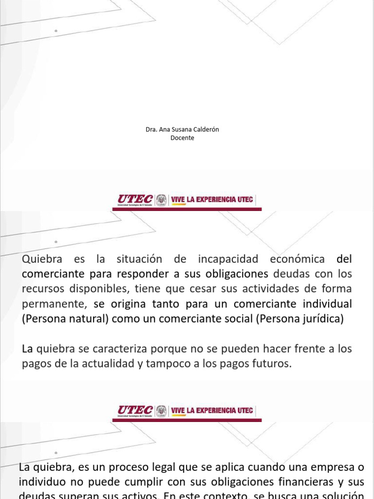 La Quiebra | PDF | Bancarrota