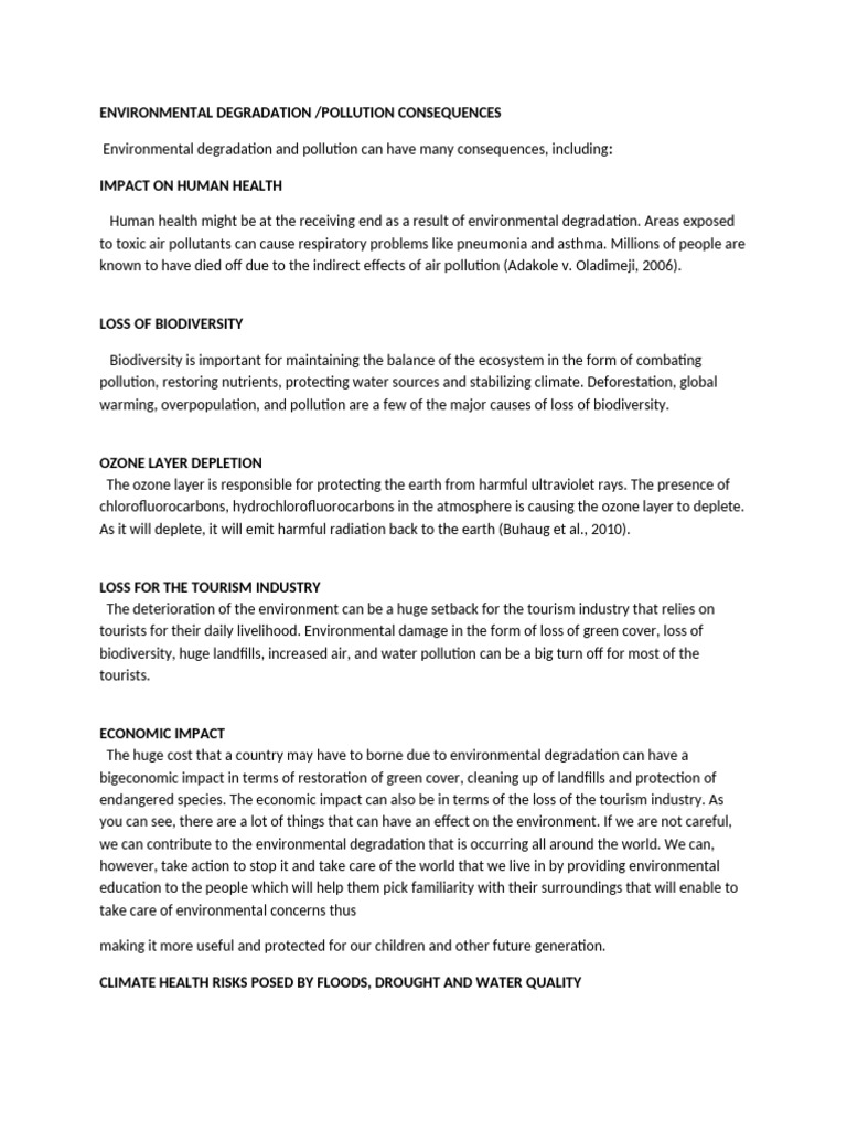 ENVIRONMENTAL D-WPS Office | PDF | Environmental Degradation | Soil