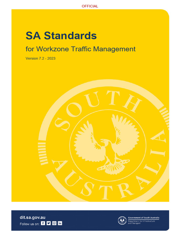 SA Standards For Workzone Traffic Management - Version 7.2 | PDF | Road ...