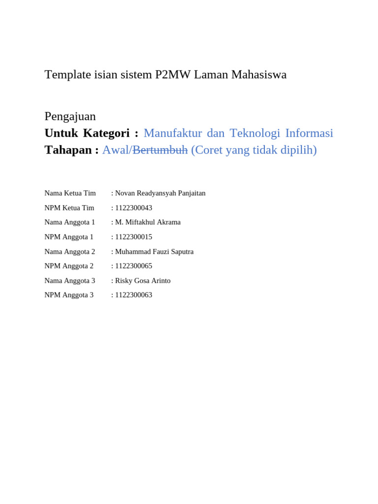 Proposal PMW Beta | PDF