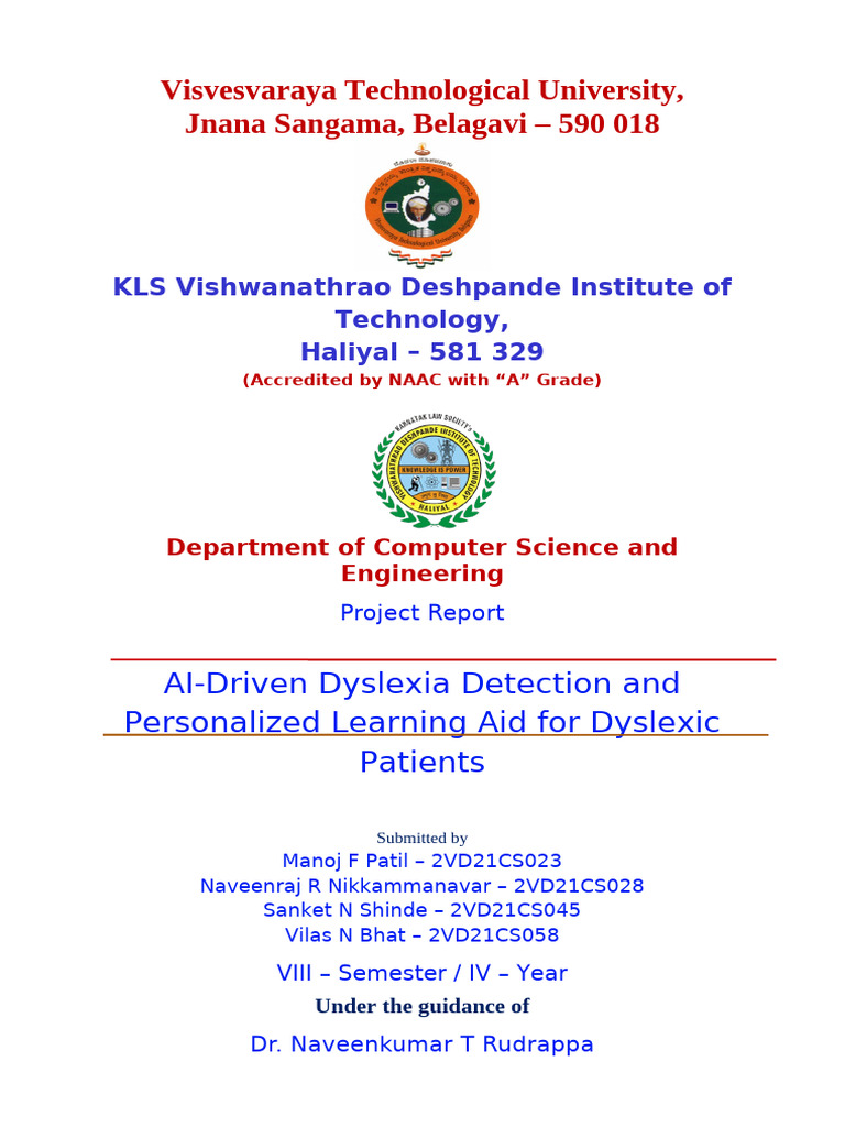 Project Report Inner Titel Page Group | PDF