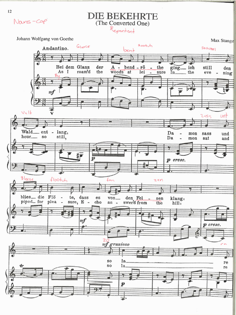 Die Bekehrte (Mezzo) | PDF