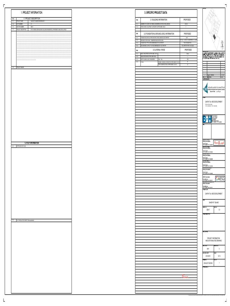 QAH_ALG_IFC_CV_C1_S001_PROJECT INFORMATION & DATA_181220(0) | PDF