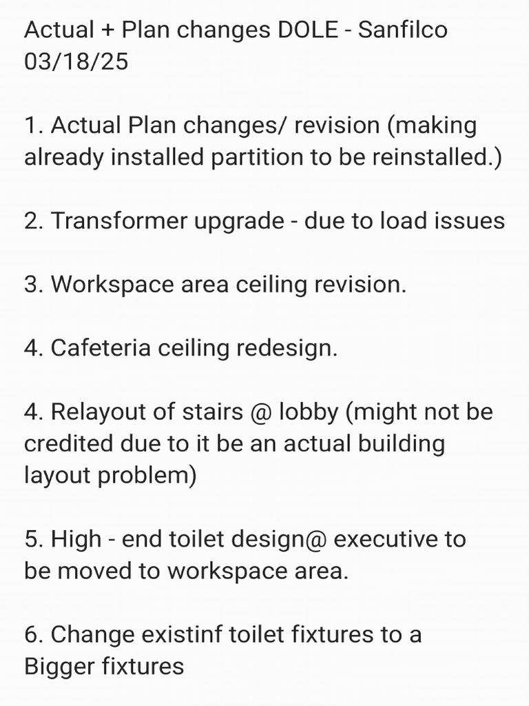 DOLE - Revisions, Add, Remove | PDF