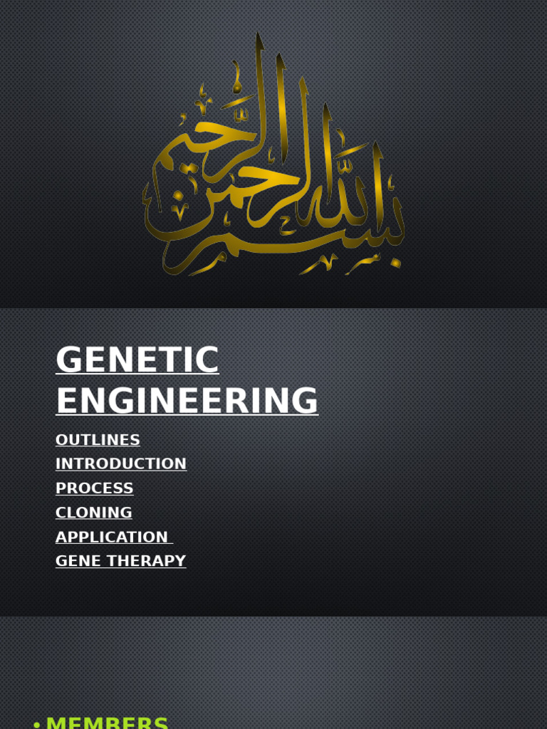 Genetic Engineering Overview and Cloning | PDF | Molecular Cloning | Dna