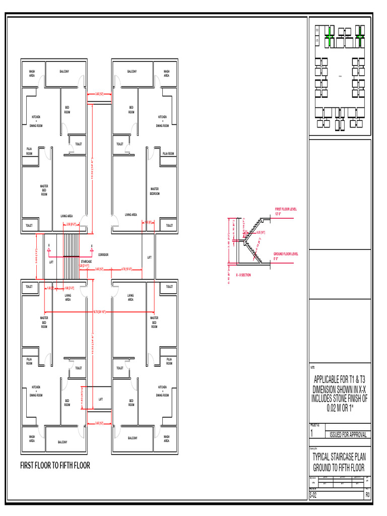 Staircase and Lift Lobby Design Plan | PDF | Home | Room