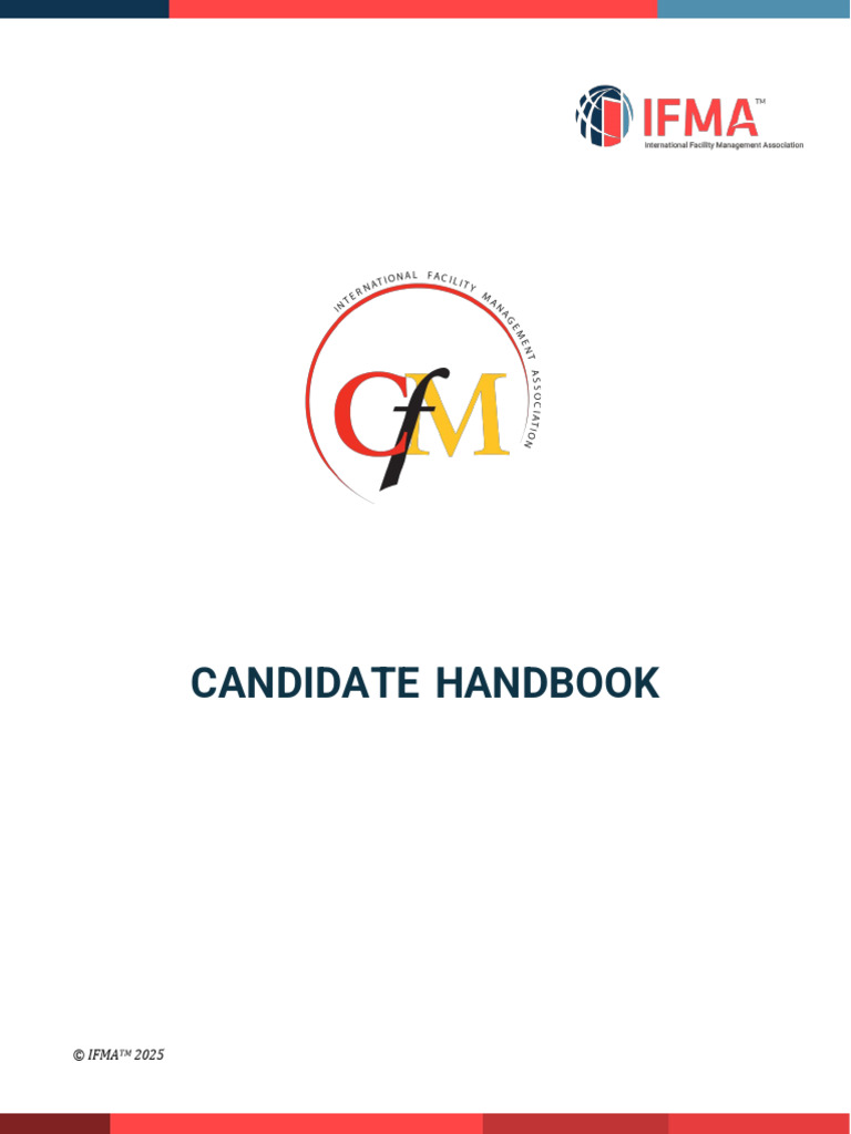 Ifma CFM Candidate Handbook | PDF | Identity Document | Certification