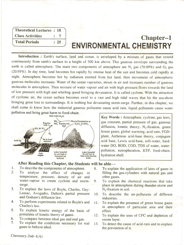 C-04 Marked Book Environmental Chemistry, Electro Chemistry; From (1) | PDF