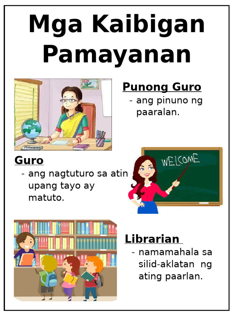 Mga Kaibigan Pamayanan | PDF