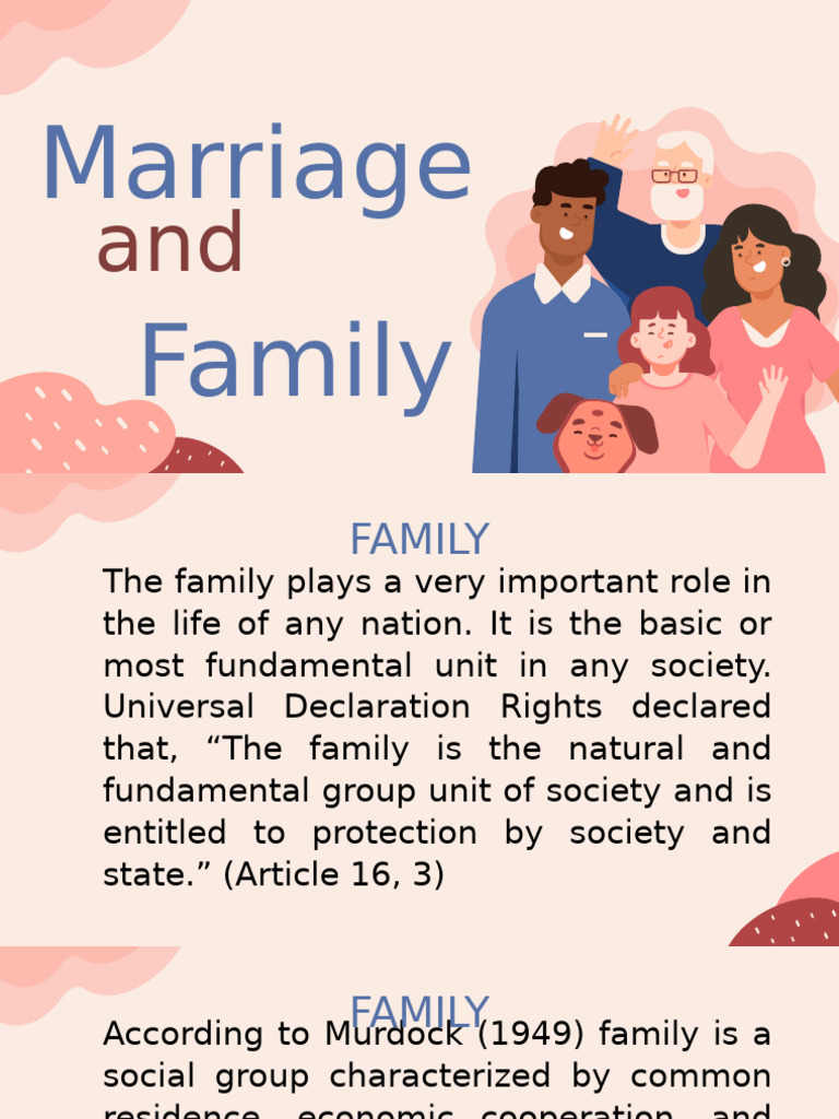 Marriage Family Kinship | PDF | Family | Kinship