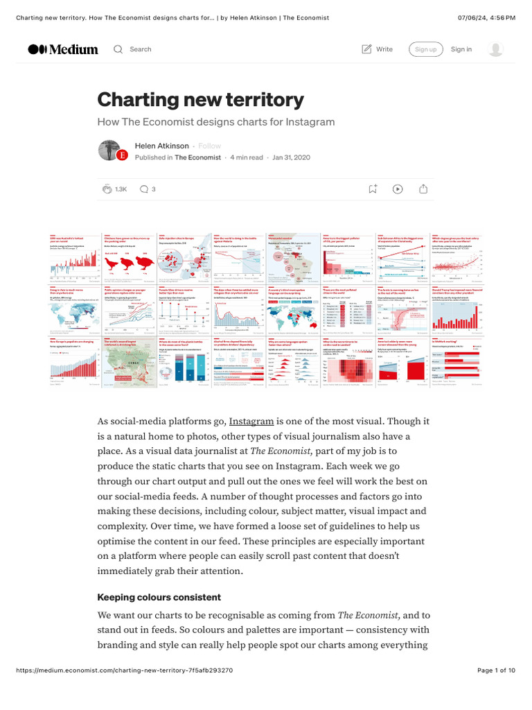 Charting New Territory. How The Economist Designs Charts For - by Helen ...